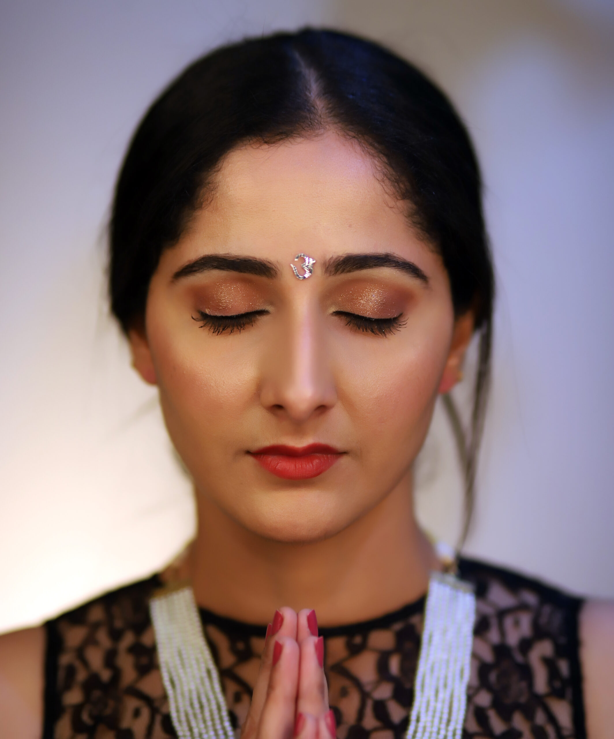 Sacred Om Silver Bindi - ASTITVA JEWELS